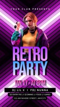 retro party Template | PosterMyWall
