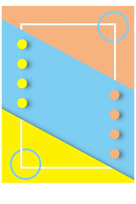 Copy of Retro Pop Abstract Frame | PosterMyWall