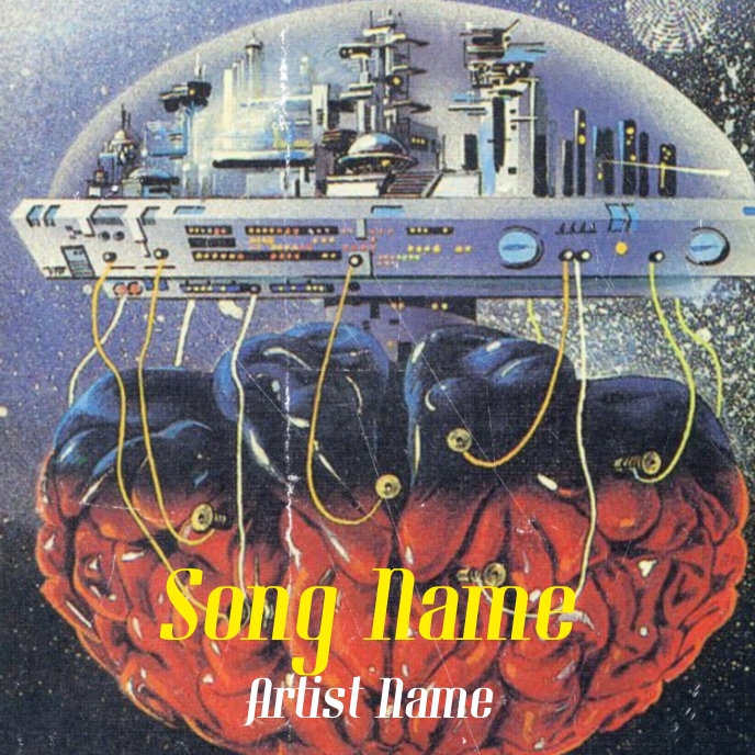 Retro Style Album Templat | PosterMyWall