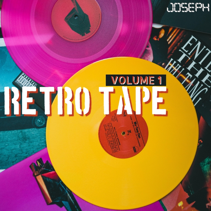 Copy of Retro tape album cover | PosterMyWall