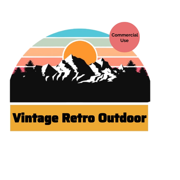 retro vintage outdoor logo Template | PosterMyWall