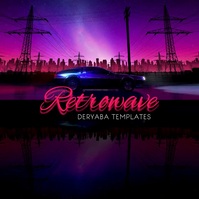 Sunset Retro 80's Video CD Cover Art Template | PosterMyWall