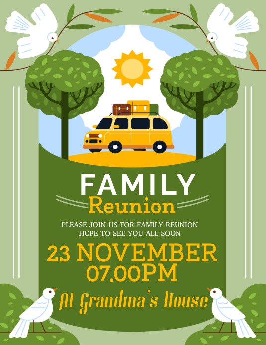Reunion Template | PosterMyWall
