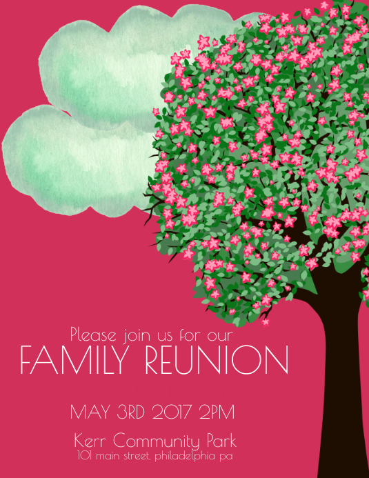 Reunion Template | PosterMyWall
