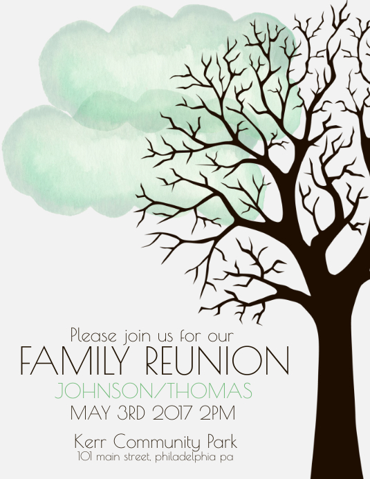 Reunion Template | PosterMyWall