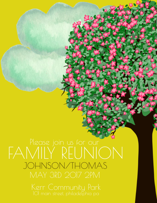 Reunion Template | PosterMyWall