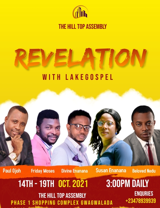 revelation Template | PosterMyWall