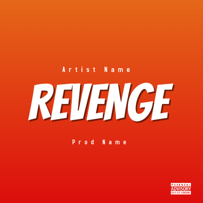 Copy of Revenge mixtape cover | PosterMyWall