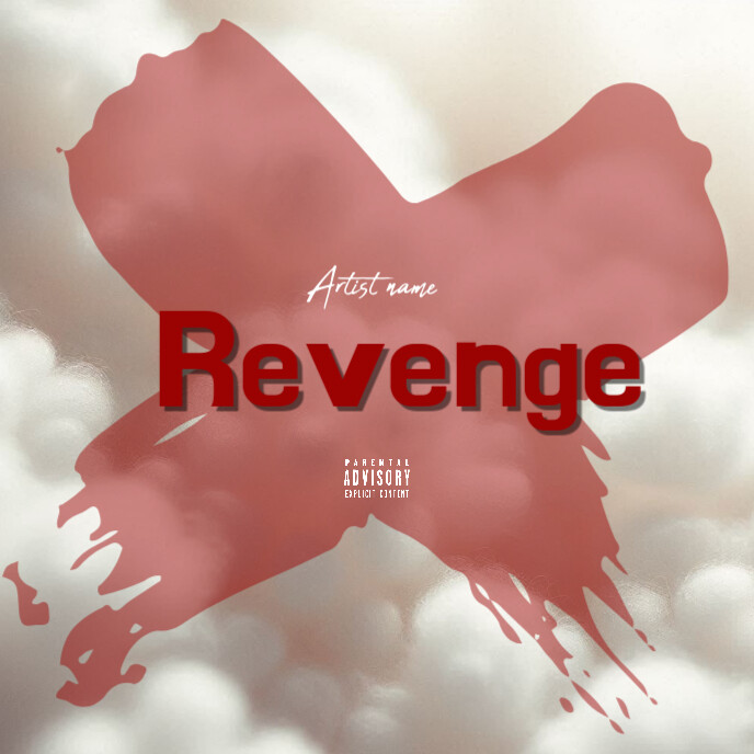 Revenge mixtape cover Template | PosterMyWall