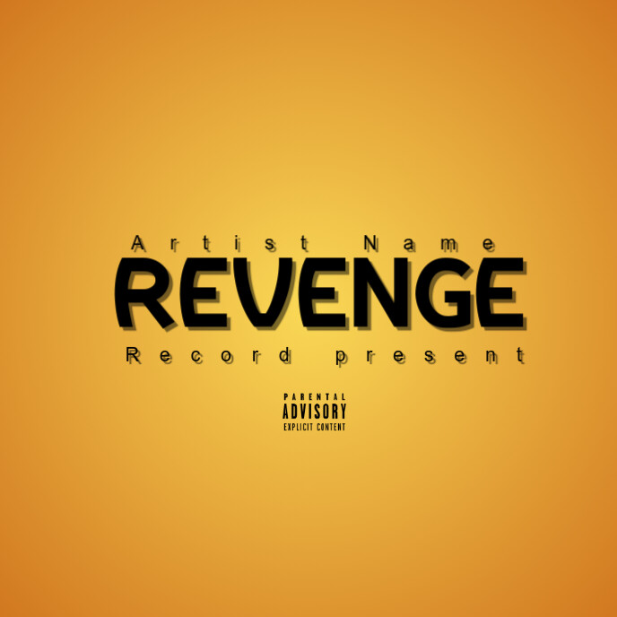 Revenge rap trap mixtape cover album cover Template | PosterMyWall