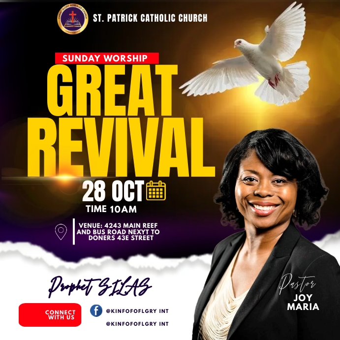 REVIVAL church conference Template | PosterMyWall