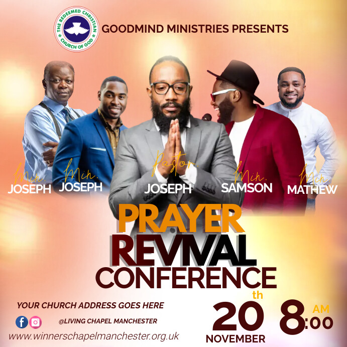 REVIVAL church conference Template | PosterMyWall