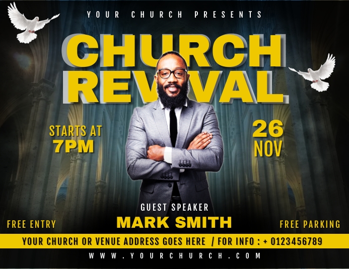 Revival Church Template | PosterMyWall