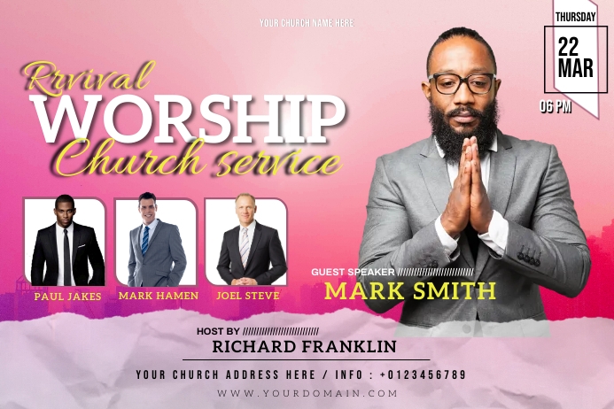 Kebaktian Kebangunan Rohani Templat | PosterMyWall