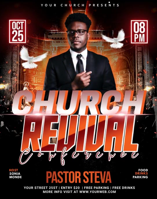 REVIVAL CONFERENCE (1) Template | PosterMyWall