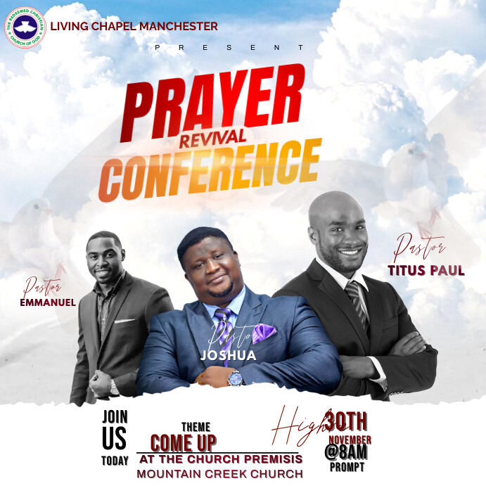 Plantilla de revival CONFERENCE | PosterMyWall