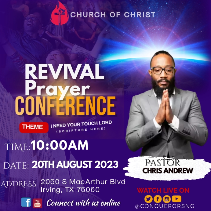 revival CONFERENCE Template | PosterMyWall
