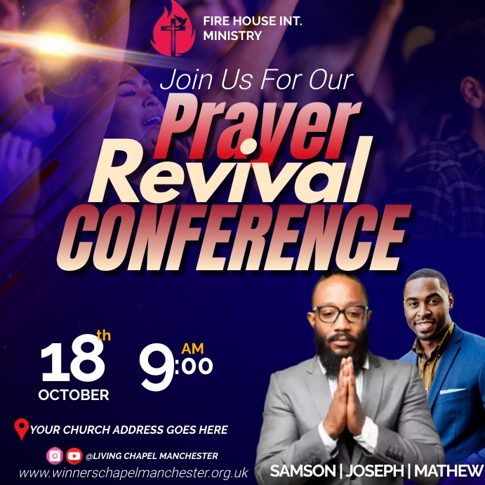 revival CONFERENCE Template | PosterMyWall