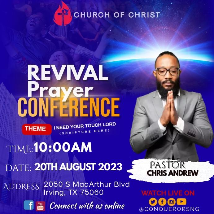 revival CONFERENCE Template | PosterMyWall