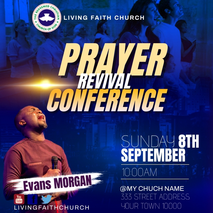 revival CONFERENCE Template | PosterMyWall