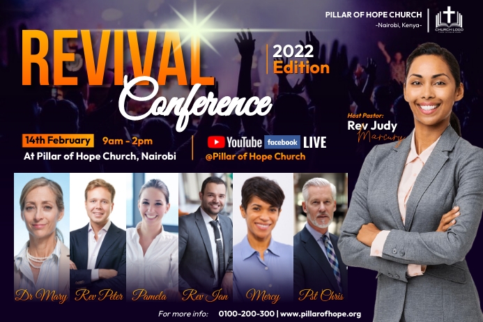 Revival conference Template | PosterMyWall