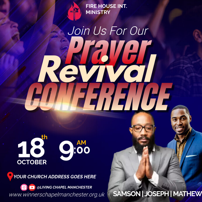 revival CONFERENCE Template | PosterMyWall