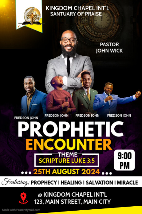 Revival conference flyer Templat | PosterMyWall