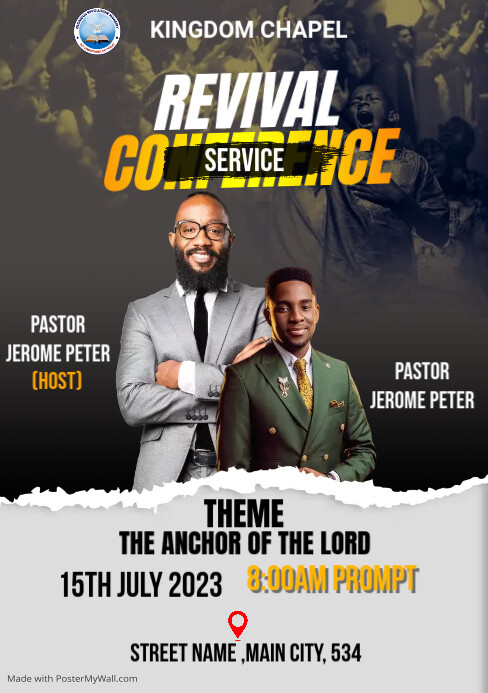 Copia de revival conference flyer | PosterMyWall