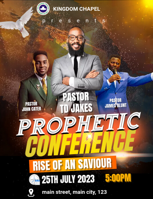 Modèle Revival conference flyer | PosterMyWall