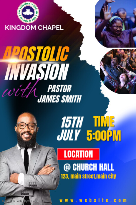 Plantilla de Revival conference flyer | PosterMyWall