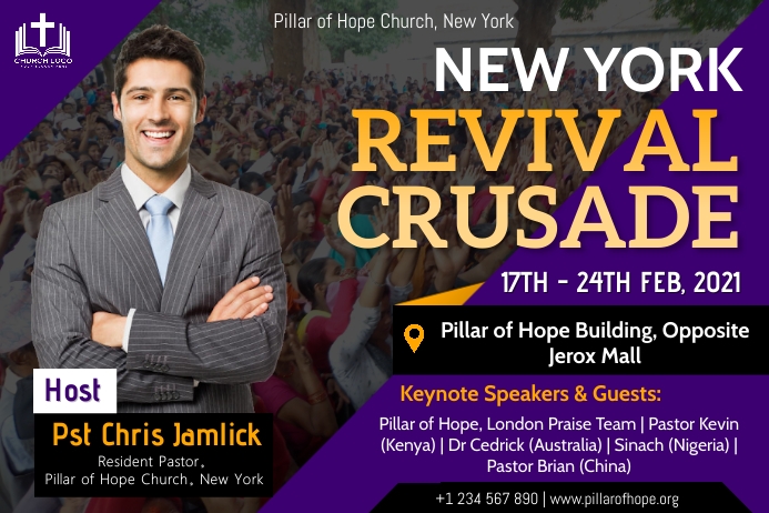 Revival crusade Template | PosterMyWall
