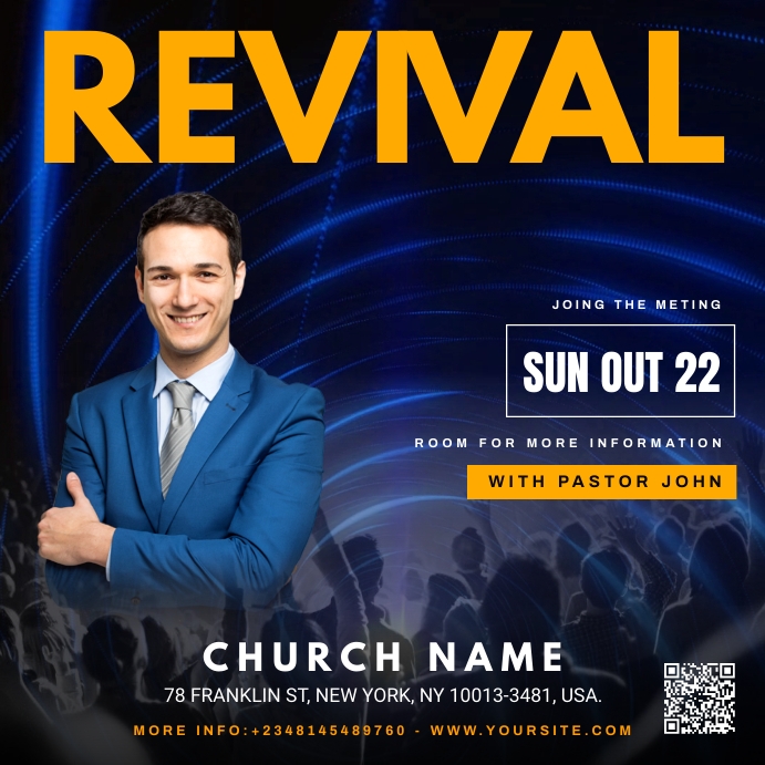 Revival design 2023 Template | PosterMyWall