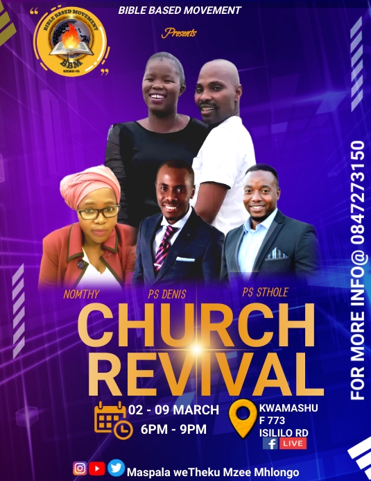 REVIVAL Template | PosterMyWall