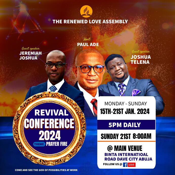 Revival Template | PosterMyWall