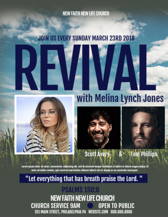 revival Template | PosterMyWall