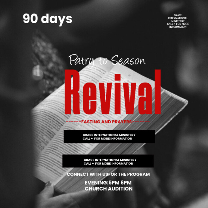 revival Template | PosterMyWall
