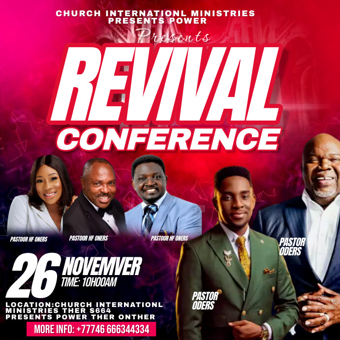 revival Template | PosterMyWall