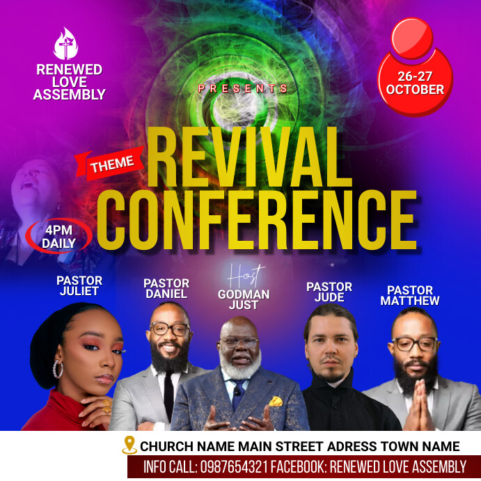 Revival Template | PosterMyWall