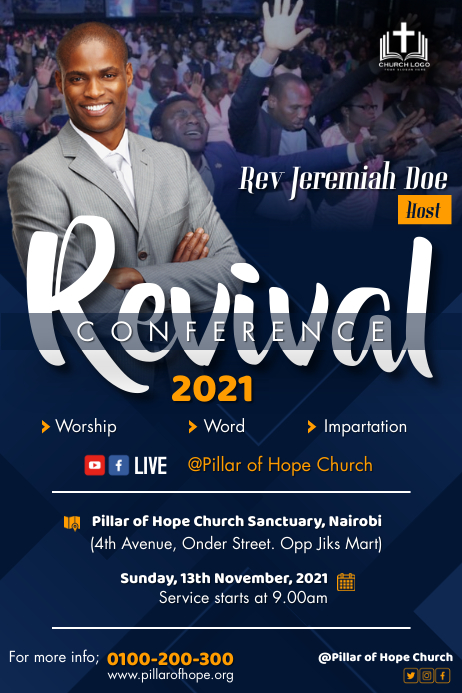 revival Template | PosterMyWall