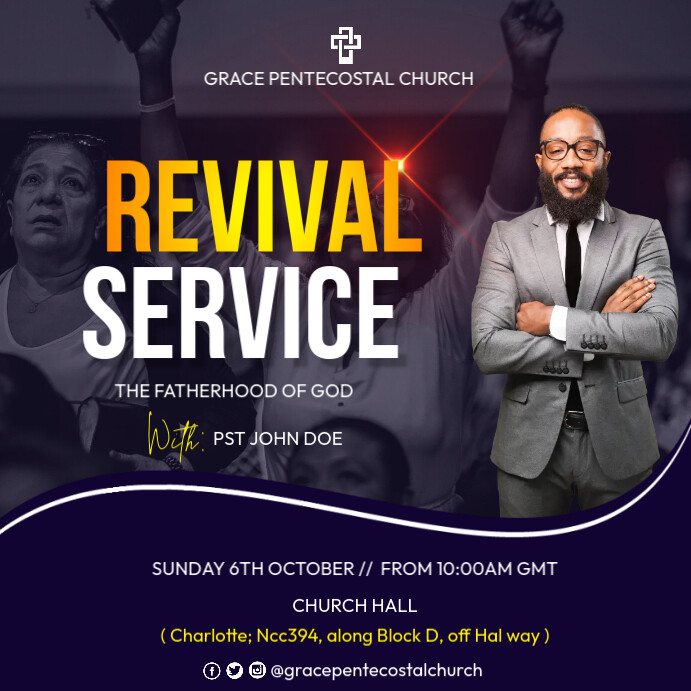 revival Template | PosterMyWall