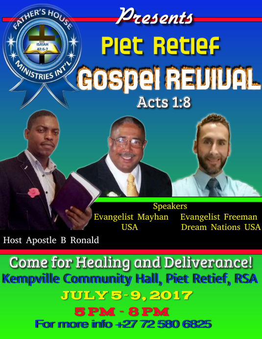 Revival Event Flyer Template | PosterMyWall