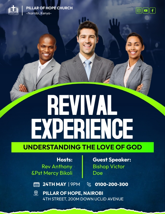 Revival Experience Template | PosterMyWall