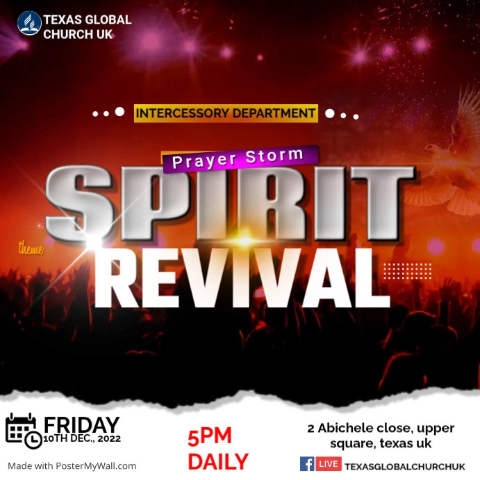 REVIVAL FLYER (1) Template | PosterMyWall
