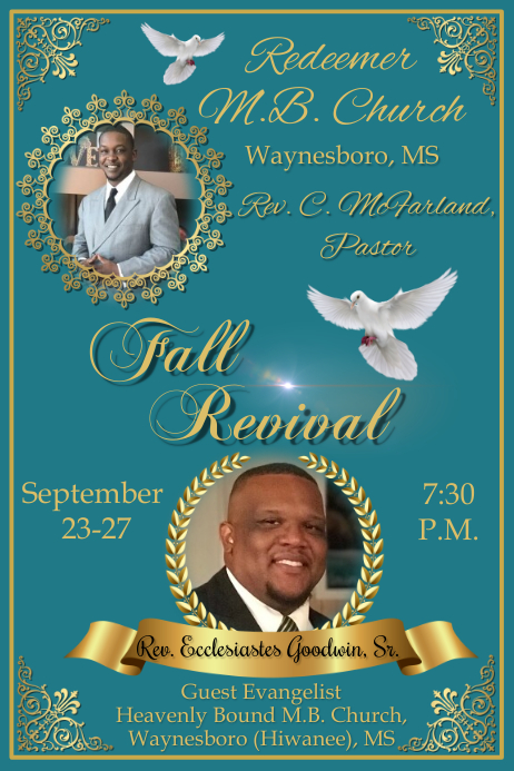 Revival Flyer Template | PosterMyWall