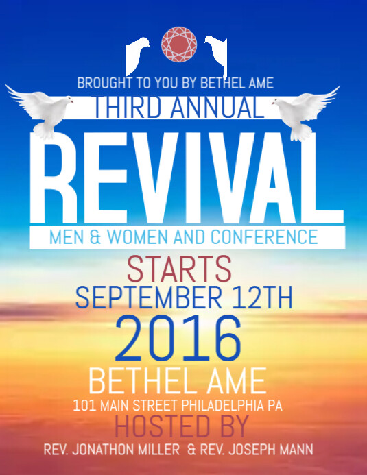 Revival Template | PosterMyWall