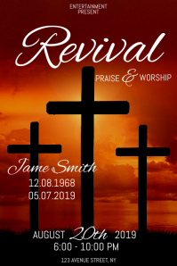 Revival flyer template | PosterMyWall