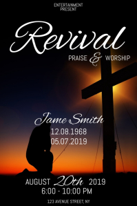 Revival flyer template | PosterMyWall