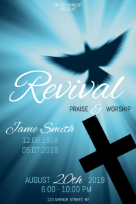 Revival flyer template | PosterMyWall