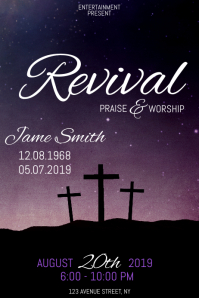 Revival flyer template | PosterMyWall