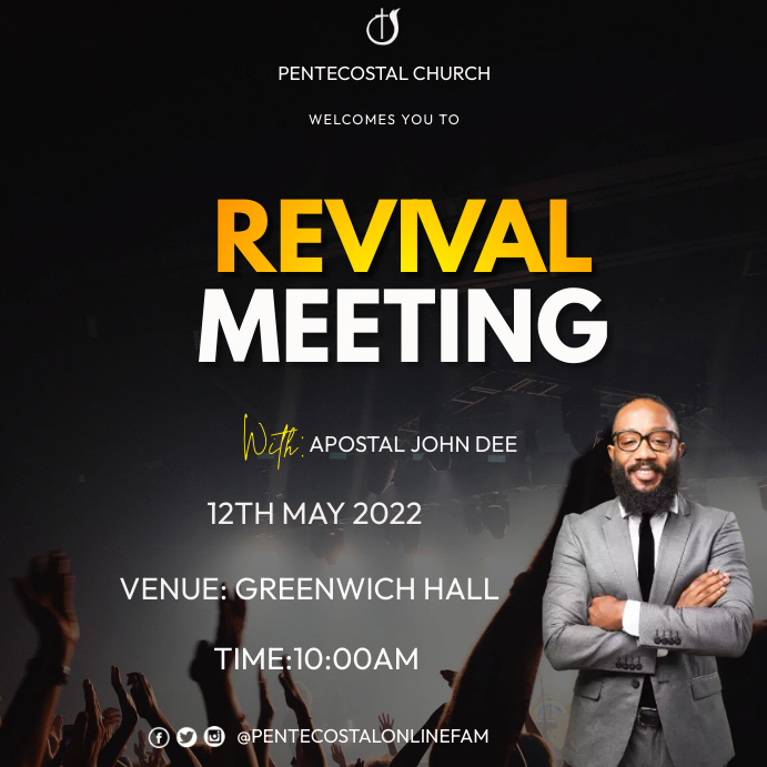 revival meeting Template | PosterMyWall